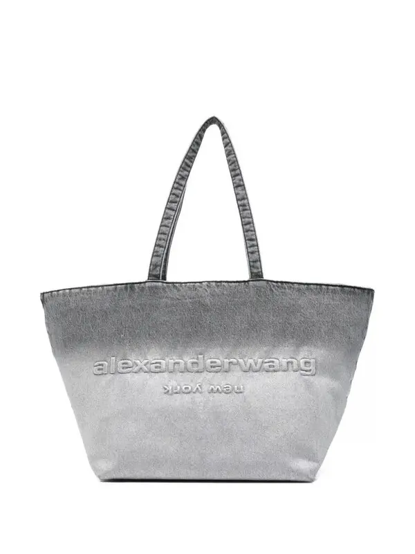 Alexander Wang Large Denim Tote - Grey