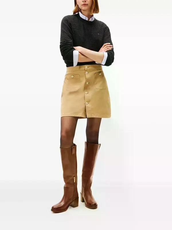 Tommy Hilfiger Cable-knit Crew-neck Sweater