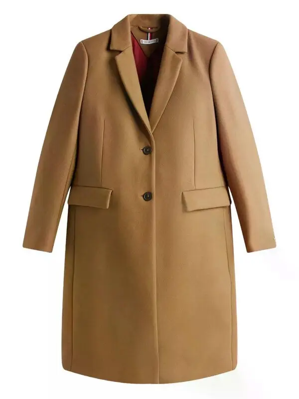 Tommy Hilfiger Buttoned Single Breasted Coat