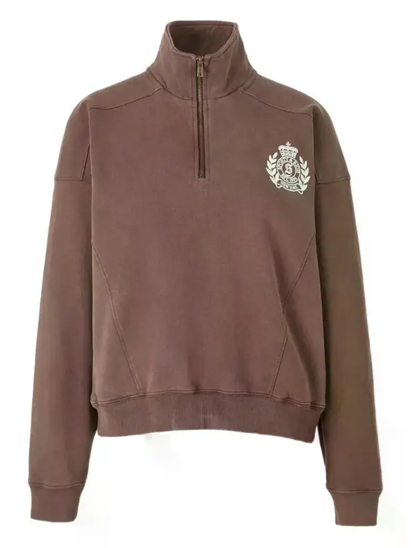 SPORTY & RICH Logo-embroidered Sweatshirt