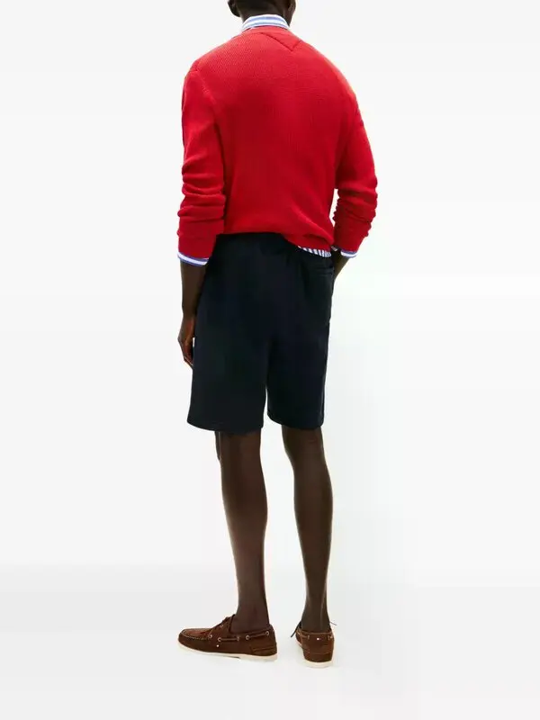 Tommy Hilfiger Logo-embroidered Drawstring Shorts
