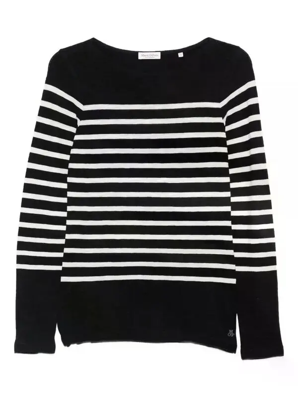 Marc O'polo Striped Long-sleeved Top