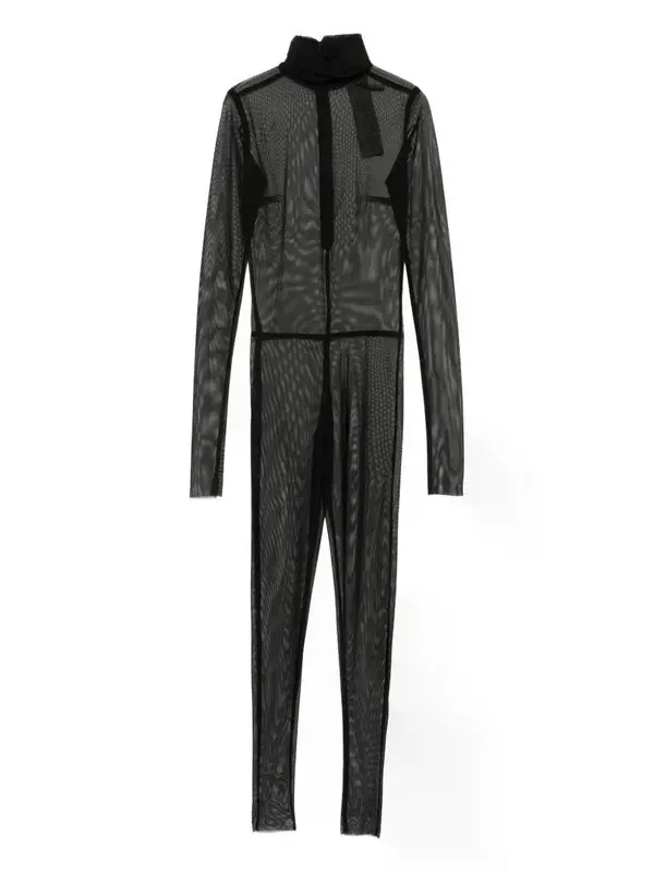 RHIZOME Mintra Tulle Jumpsuit - Black
