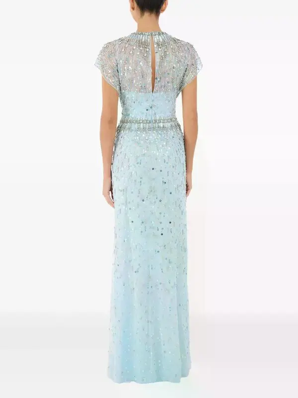 Jenny Packham Lauretta Embellished Maxi Dress