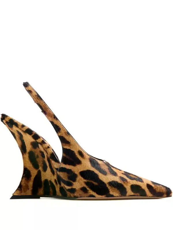 Paris Texas 105mm Nina Leopard-print Pumps - Brown