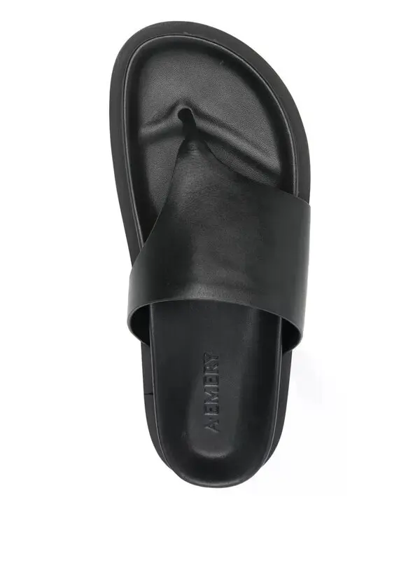 A.emery Imara Thong Flat Sandals - Black