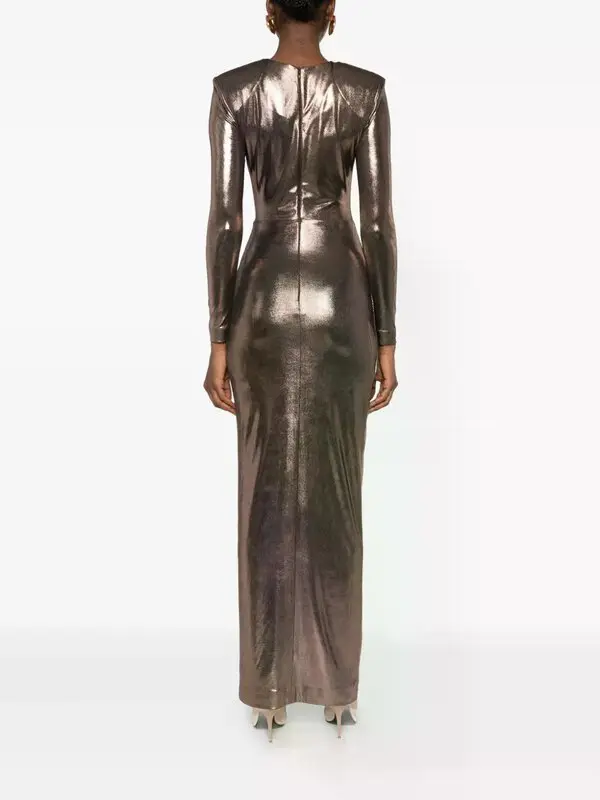 CRISTALLINI Ornelia Twisted Maxi Dress