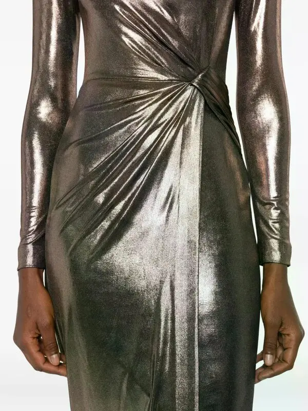CRISTALLINI Ornelia Twisted Maxi Dress