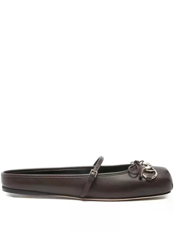 Gucci Horsebit Strap Ballet Flats
