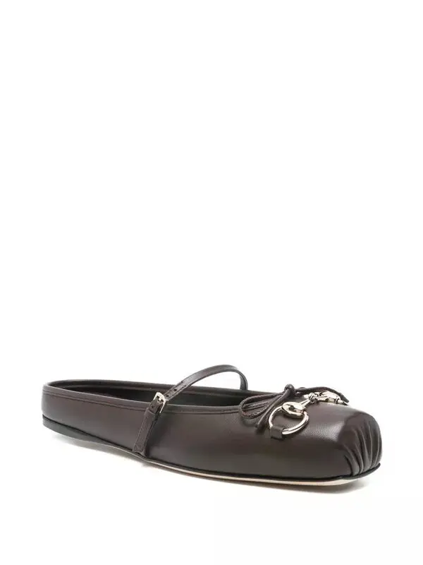 Gucci Horsebit Strap Ballet Flats