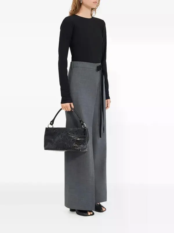 MAISON MARGIELA Tie-detail Tailored Trousers