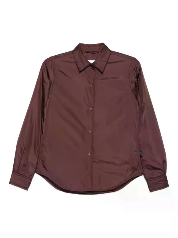 Aspesi Padded Snap-fastening Shirt - Red