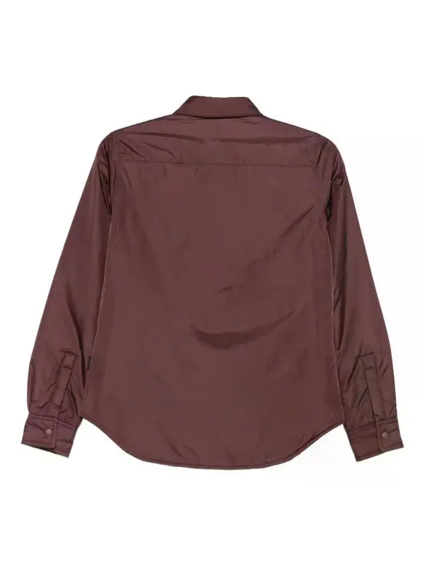Aspesi Padded Snap-fastening Shirt - Red
