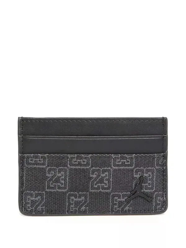 JORDAN Jam Monogram Card Case - Black