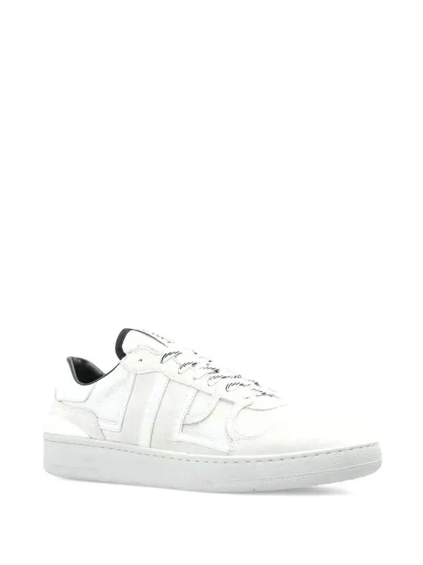 LANVIN Logo Panelled Sneakers - White