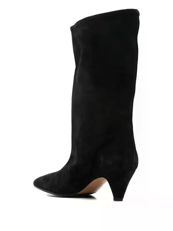 FABIO RUSCONI Pointed Toe Cone Heel Boots