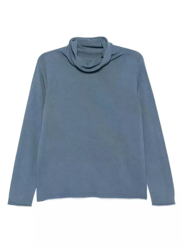 LE TRICOT PERUGIA Turtleneck Sweater - Blue
