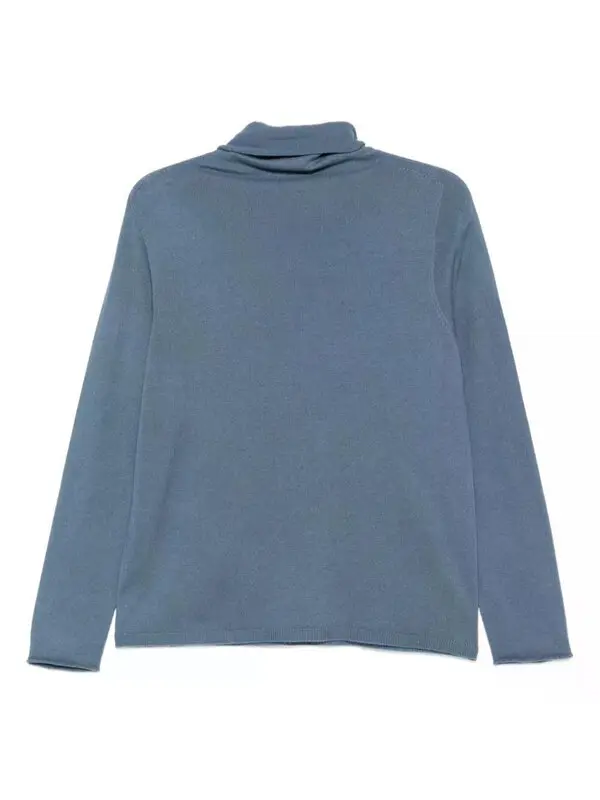 LE TRICOT PERUGIA Turtleneck Sweater - Blue