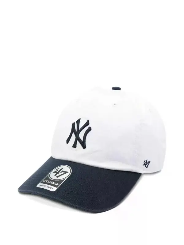 SPORTY & RICH X '47 Yankees Serif Baseball Cap - White