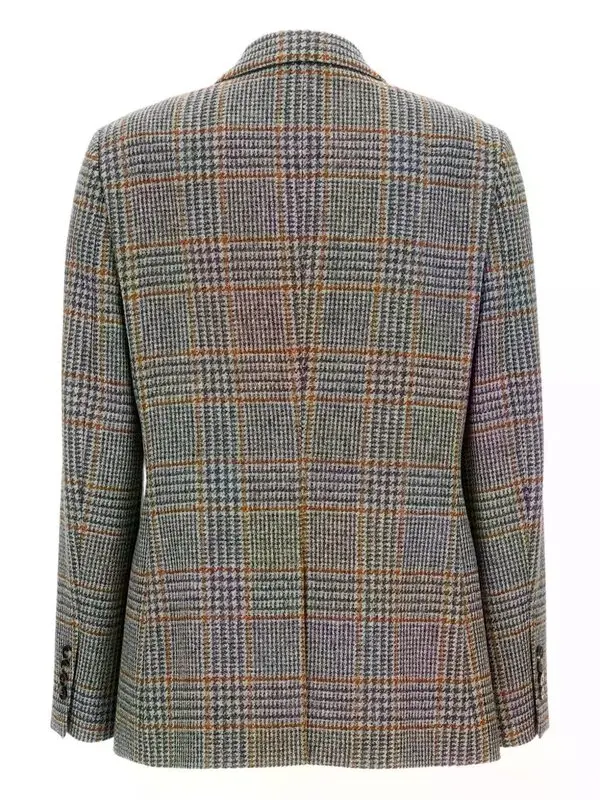Alberto Biani Double-breasted Check Jacket