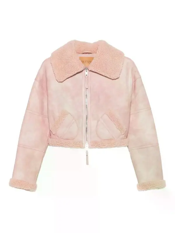 JAKKE Sherpa Collar Jacket - Pink