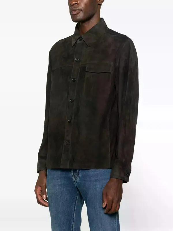ARMA Pocketed Buttoned Shirt Jacket