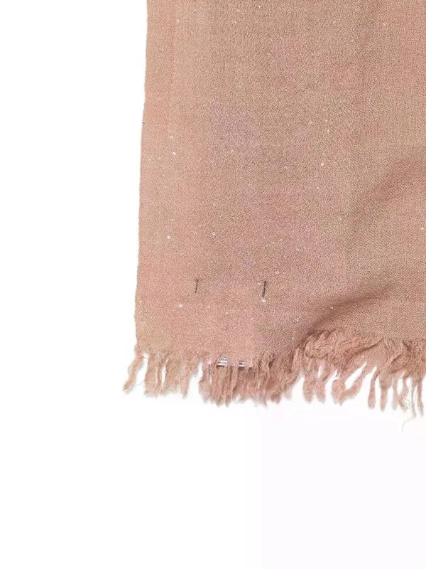 Faliero Sarti Fringed Scarf - Brown