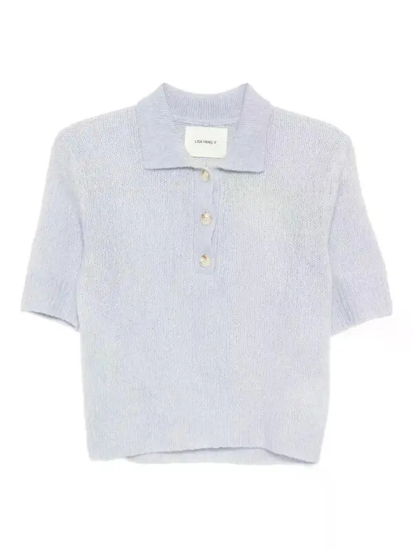 LISA YANG Masy Polo Shirt - Blue