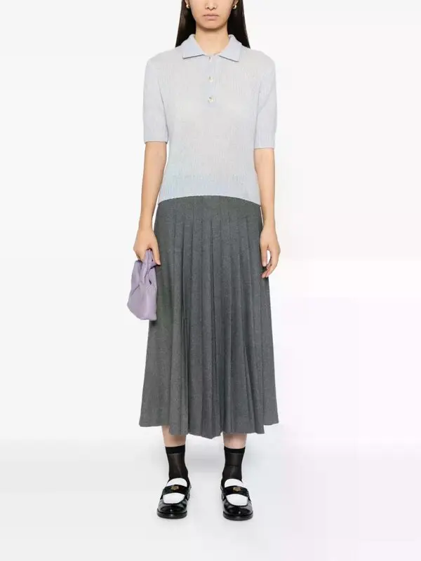 LISA YANG Masy Polo Shirt - Blue