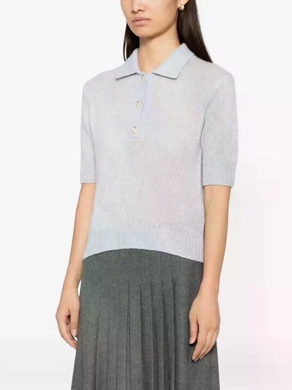 LISA YANG Masy Polo Shirt - Blue