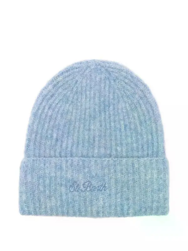 MC2 SAINT BARTH Moss Beanie Hat - Blue