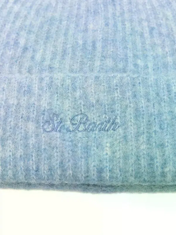 MC2 SAINT BARTH Moss Beanie Hat - Blue