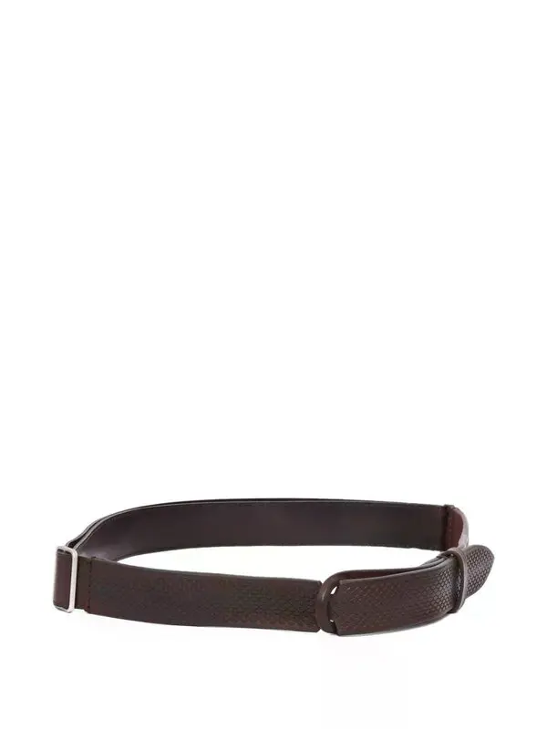 ORTIGNI Leather Textured Belt