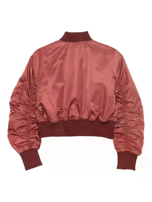 JAKKE Lola Pocket Bomber Jacket - Red
