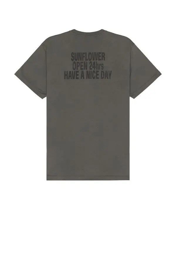 SUNFLOWER Easy Hours Tee In Grey