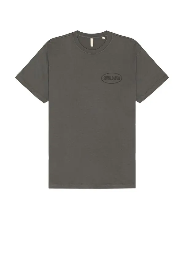 SUNFLOWER Easy Hours Tee In Grey