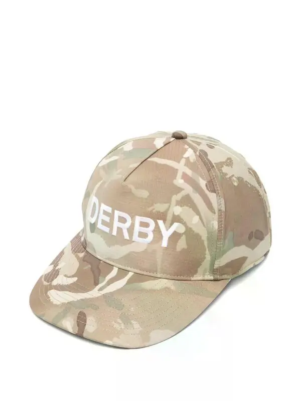 COLE BUXTON Derby Camouflage Baseball Cap - Brown