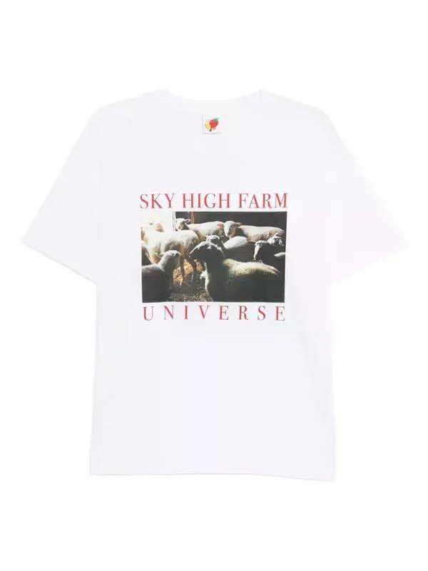 SKY HIGH FARM WORKWEAR Printed T-shirt - White