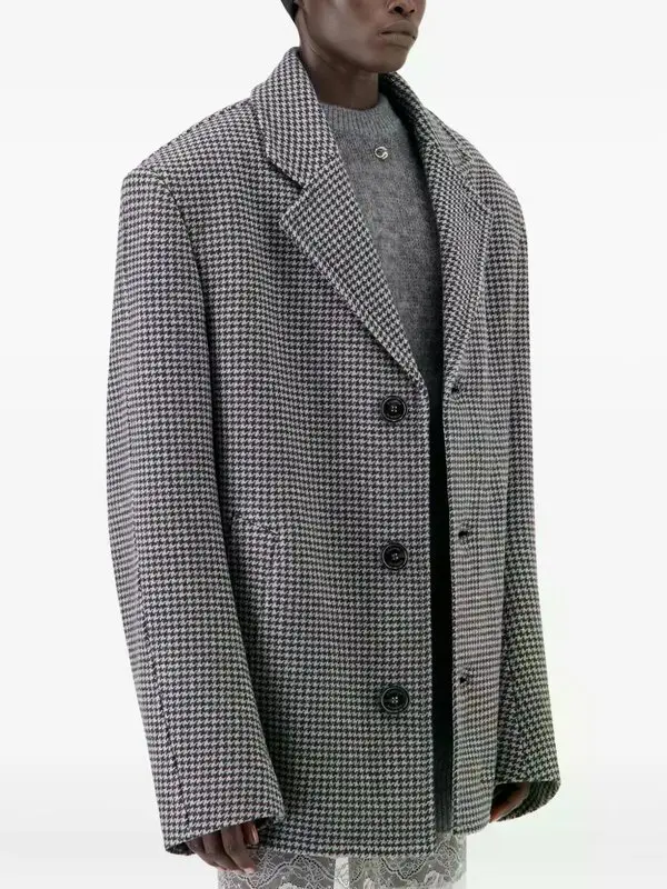 Coperni Houndstooth Buttoned Jacket