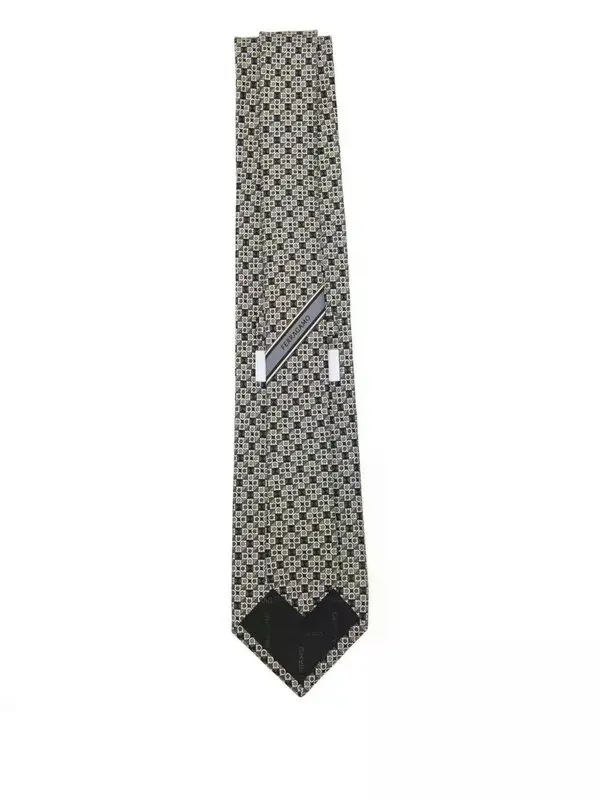 FERRAGAMO Printed Necktie - Black