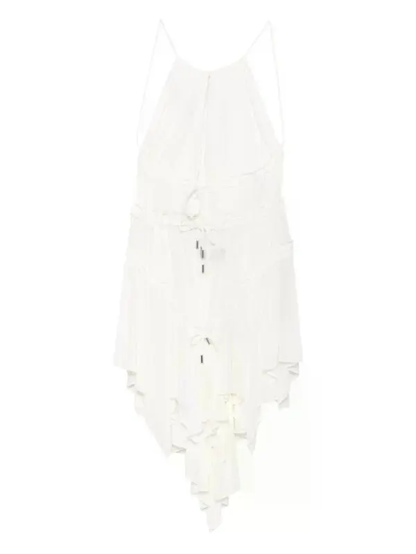 Dsquared2 Open-back Halterneck Dress - White
