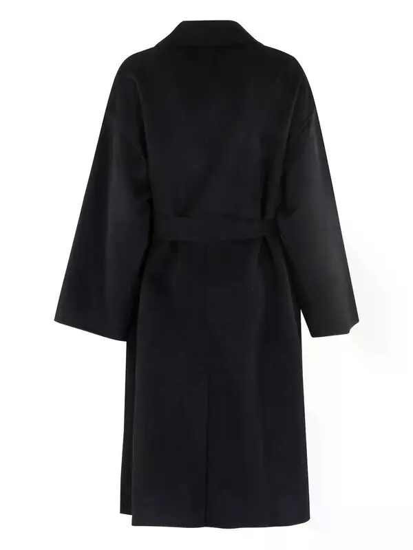 ISABELLE BLANCHE Double-breasted Belted Coat