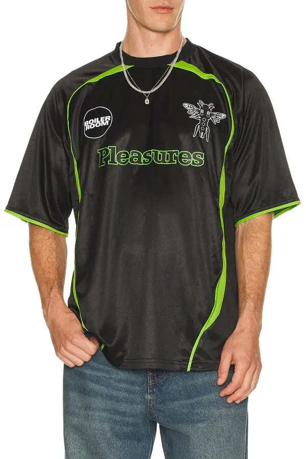 PLEASURES Aqua Soccer Jersey