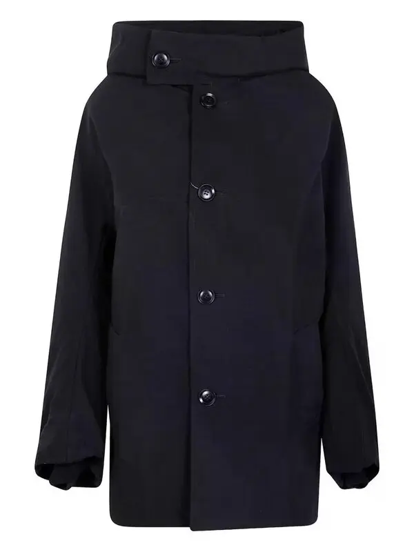 Y’s Hooded Buttoned Coat