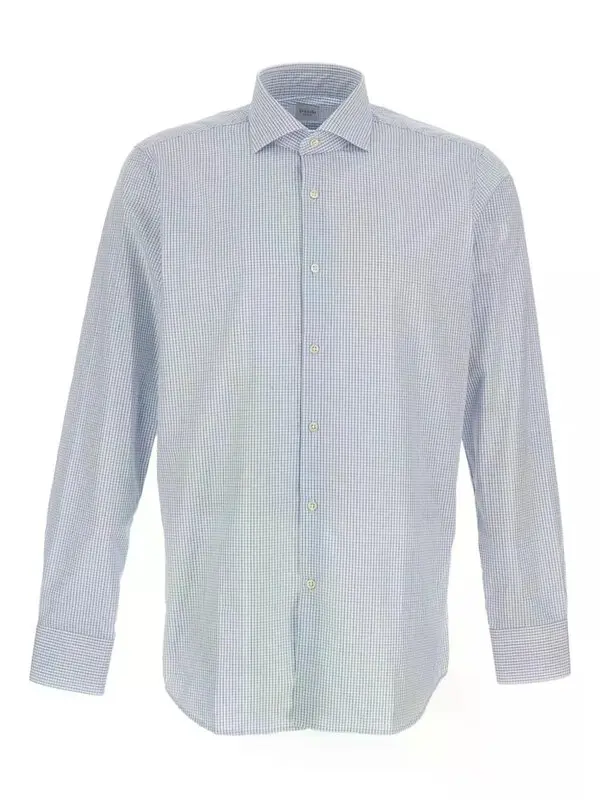 BAGUTTA Button-fastening Striped-pattern Shirt