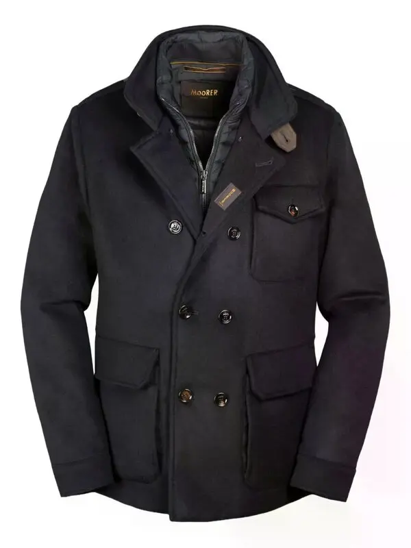 MOORER Boeri-le Double-breasted Coat