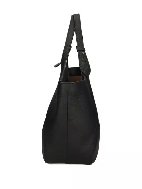 BOSS Leather Tote Bag With Logo