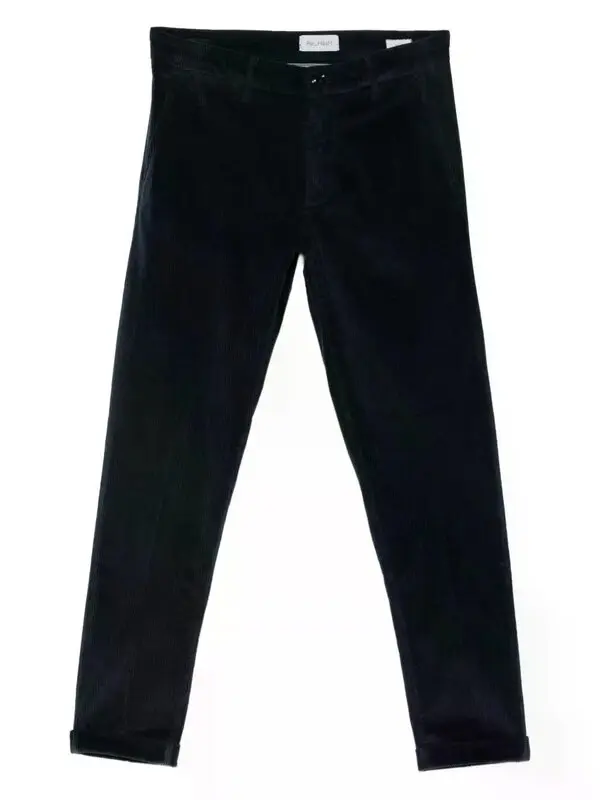 RE-HASH Mucha Corduroy Cuffed-hem Chinos - Blue