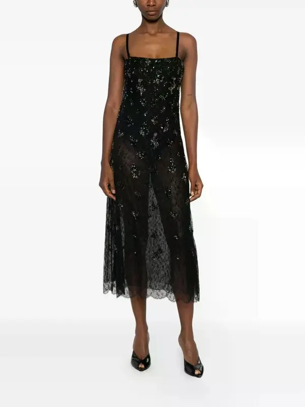 Simkhai Carmela Sequin Embellished Midi Dress