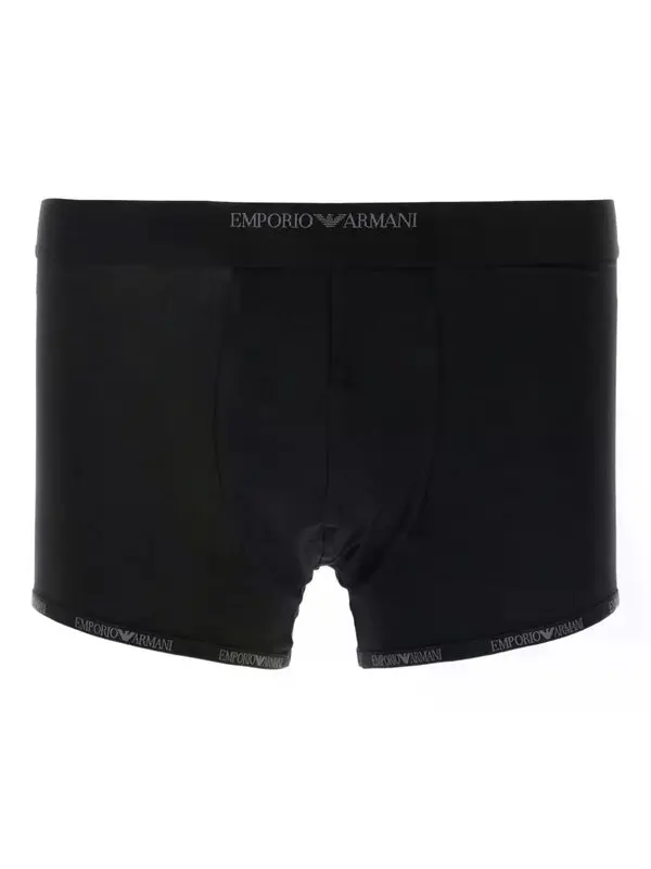 Emporio Armani Cotton Boxer - Black